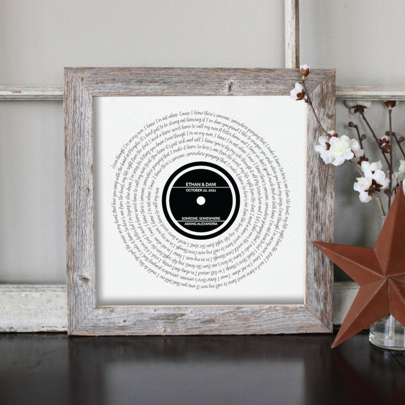 Song Lyric Art - Etsy