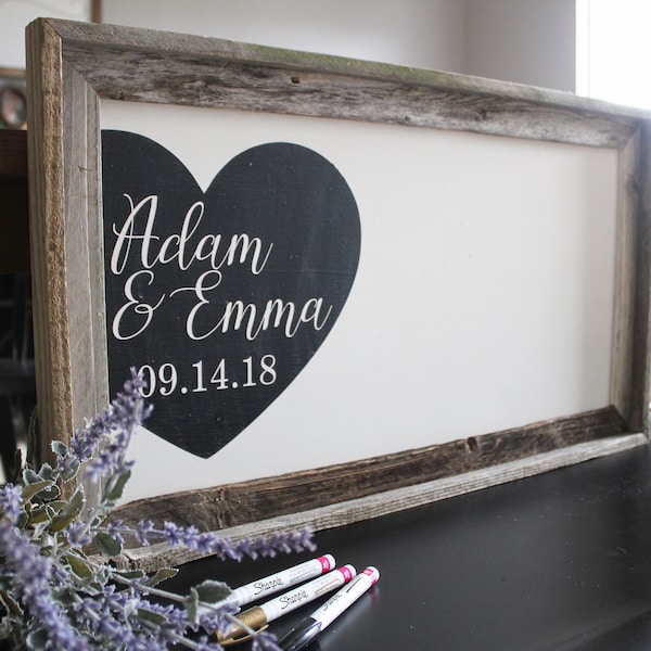Rustic Wedding Guest Book - Etsy