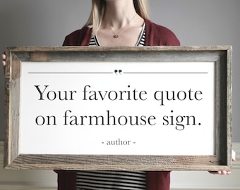 Personalized Home Decor Gift Custom Sign Sayings Design Your Own ...