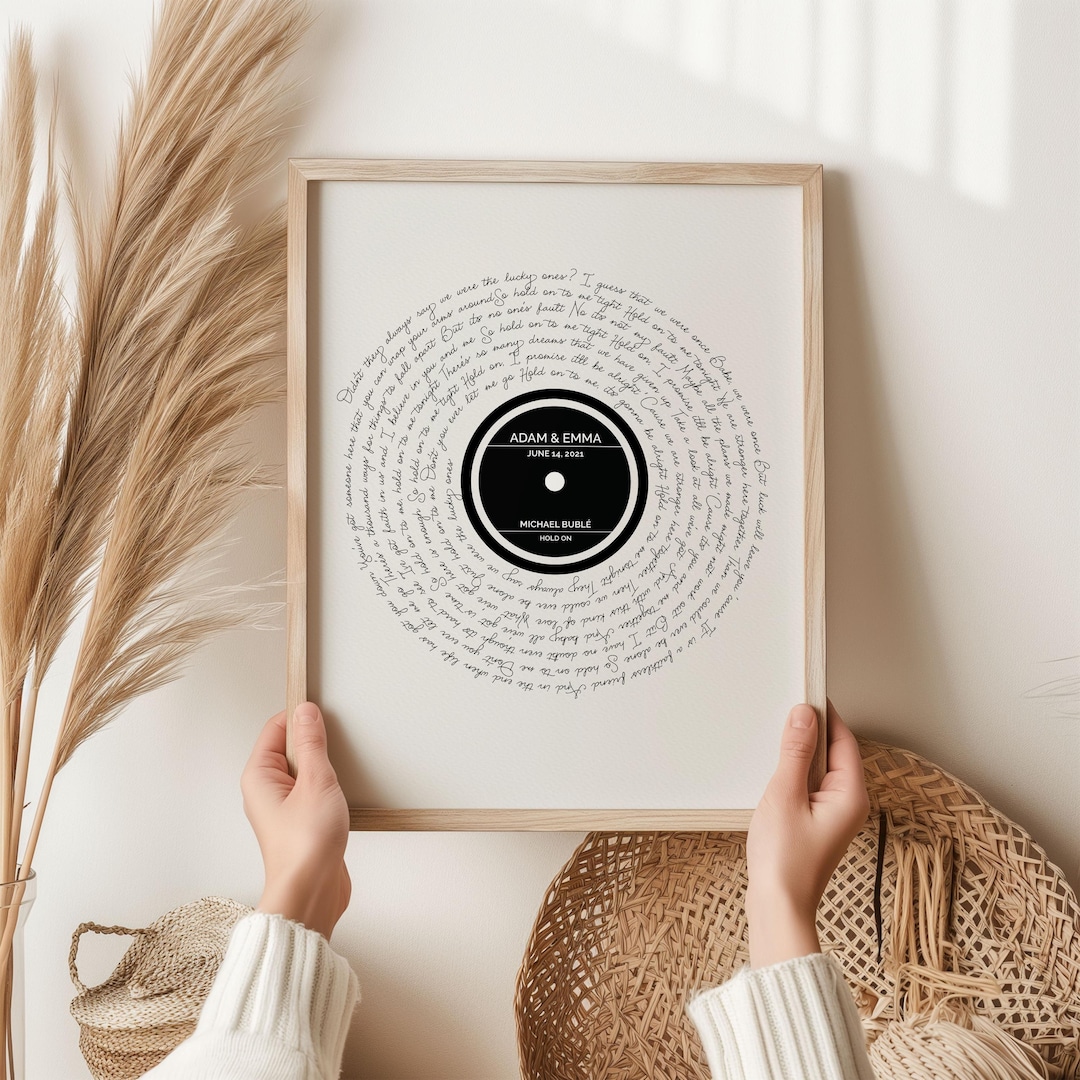 Personalized Record Print Custom Poster Print Custom Vinyl Poster ...
