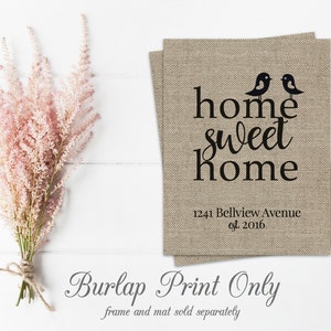 Personalized Address Sign House Warming Gift New Home Housewarming Gift ...