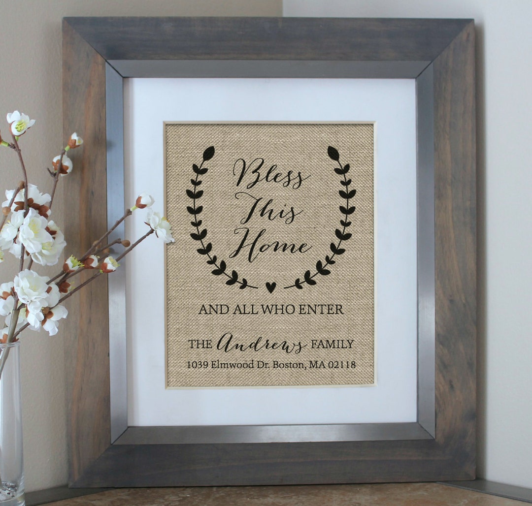 Bless This Home Closing Gift | New Home Housewarming Gift ...