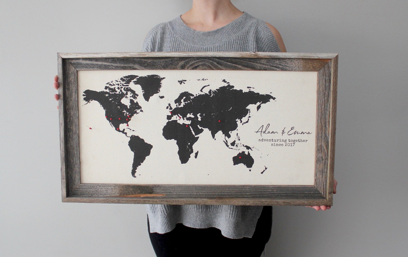 Push Pin Travel Map World Travels Map Map Art World Map - Etsy