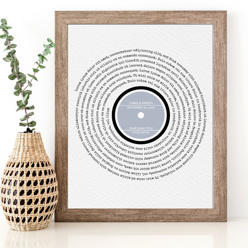 Song Lyrics Wall Art - Etsy