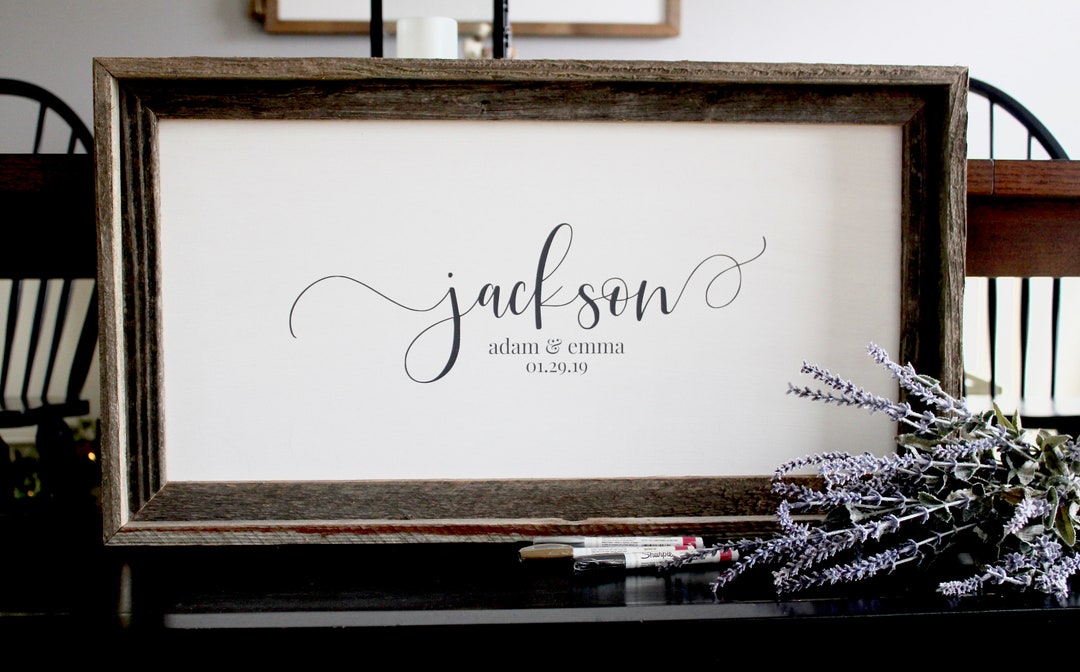 Rustic Wedding Guest Book Alternative Wood Wedding Sign Custom Wedding ...