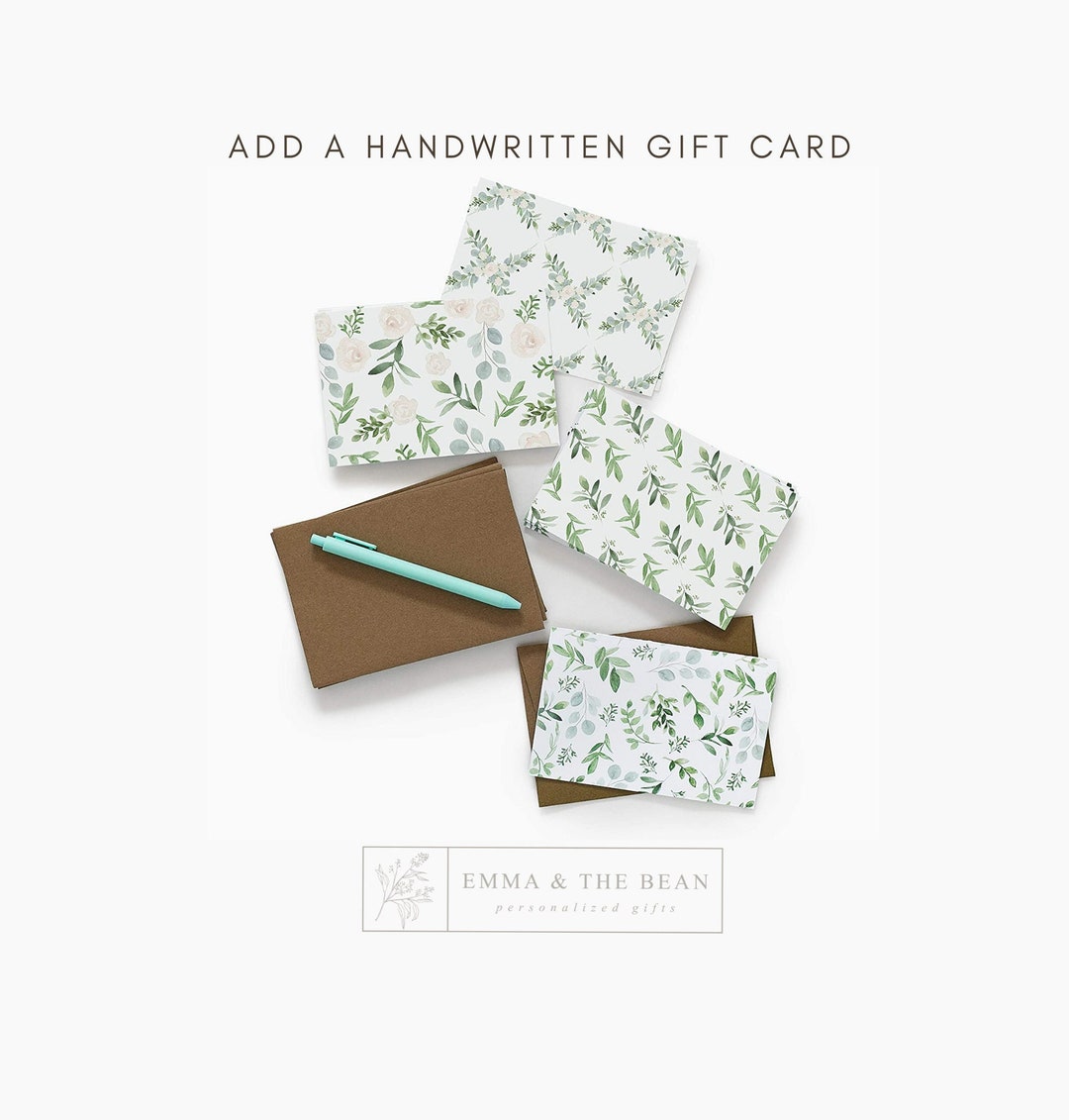 Add a Handwritten Style Gift Note - Hand Written Card - Add On - Etsy