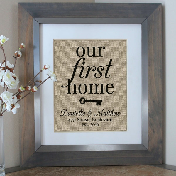 Our First Home Sign - Etsy