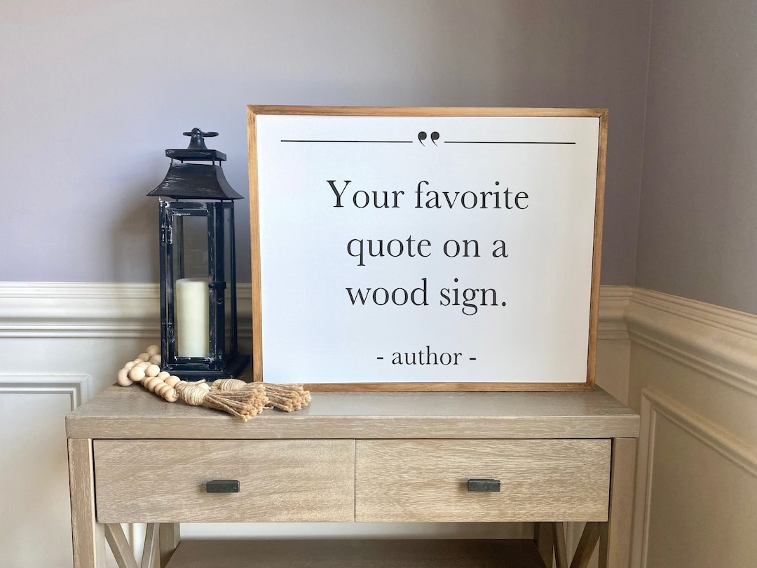 Custom Quote Sign, Design Your Own Farmhouse Sign, Personalized Decor ...