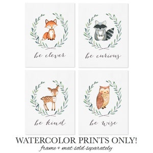 Woodland Nursery, Woodland Nursery Decor, Fox Deer Raccoon Owl ...