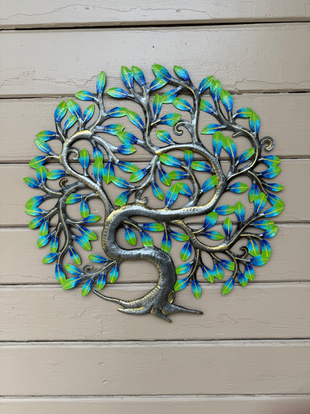 Tree of Life Décor Metal Tree Wall Art Nature-inspired Handcrafted Tree ...