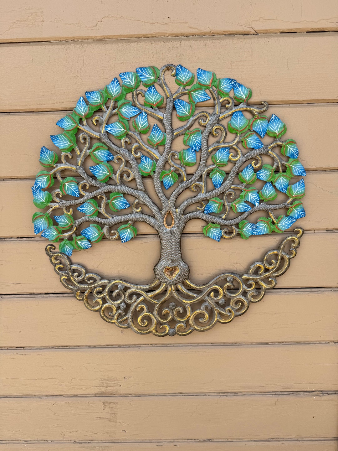 Tree of Life Décor Metal Tree Wall Art Nature-inspired Handcrafted Tree ...