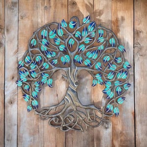 Tree of Life Décor Metal Tree Wall Art Nature-inspired Handcrafted Tree ...