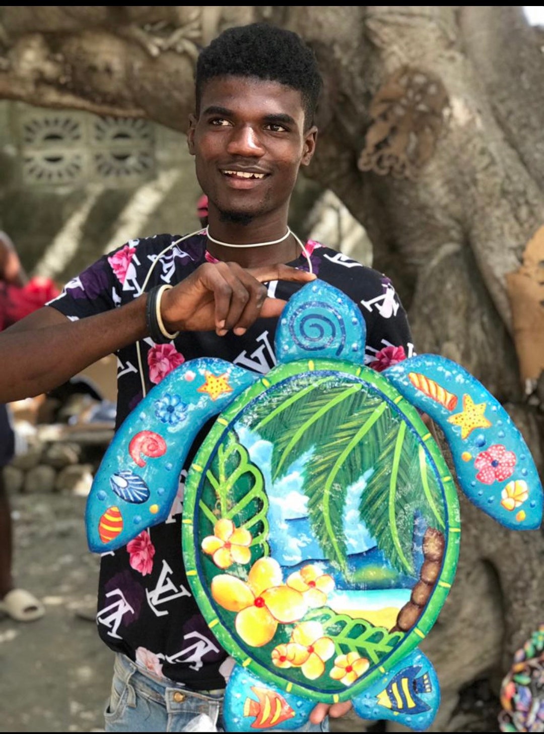 18 Turtle Shell HUGE Piece Almost Haiti Metal Wall Art - Etsy