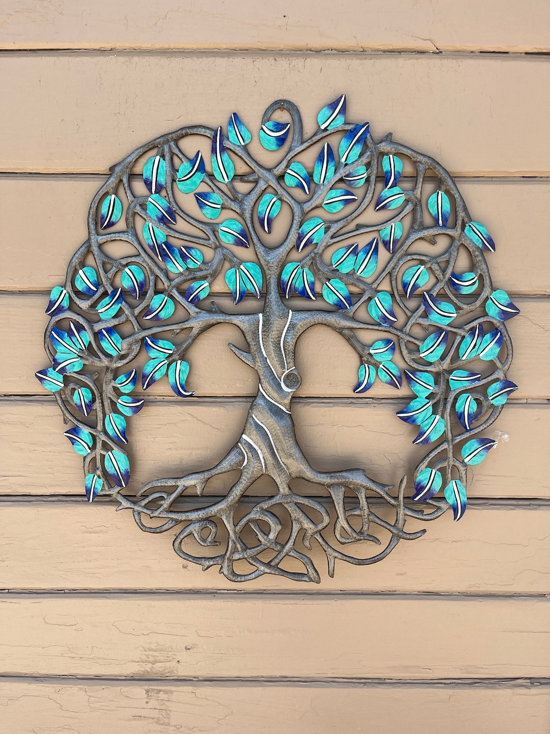Tree of Life Décor Metal Tree Wall Art Nature-inspired Handcrafted Tree ...