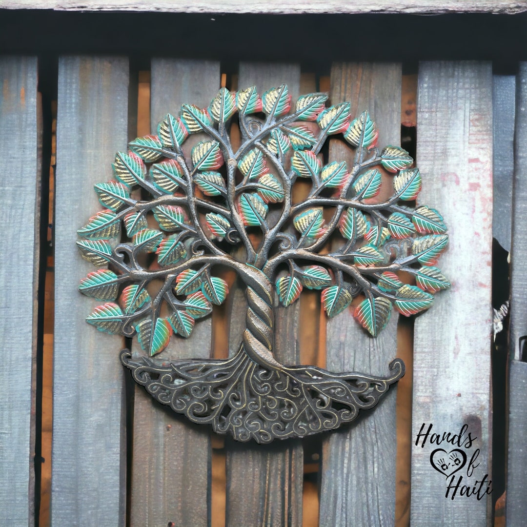 Tree of Life Décor Metal Tree Wall Art Nature-inspired Handcrafted Tree ...