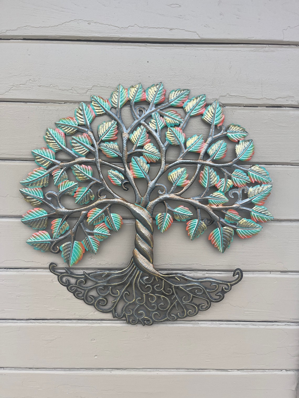 Tree of Life Décor Metal Tree Wall Art Nature-inspired Handcrafted Tree ...