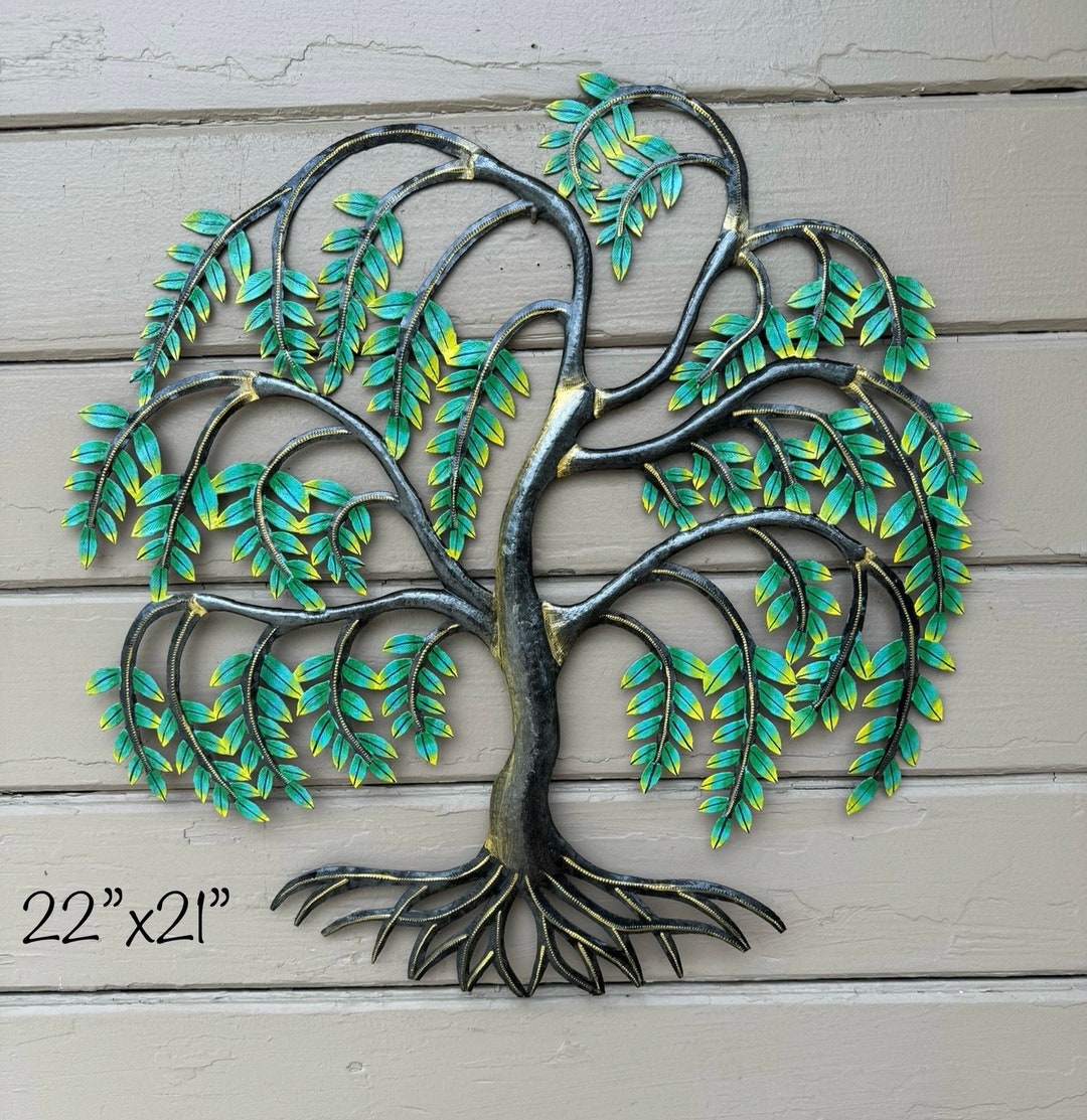 Tree of Life Décor Metal Tree Wall Art Nature-inspired Handcrafted Tree ...