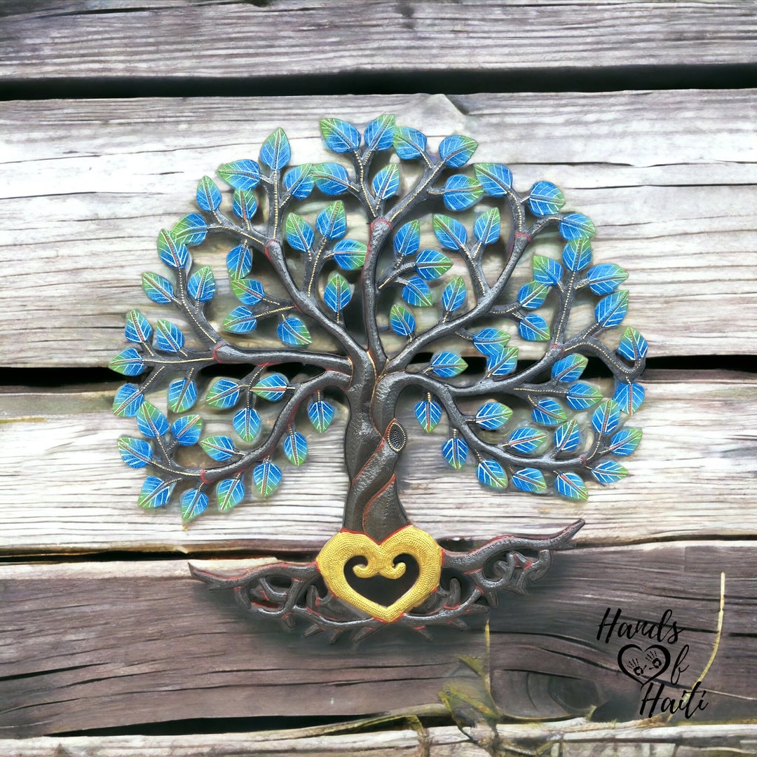 Tree of Life Décor Metal Tree Wall Art Nature-inspired Handcrafted Tree ...