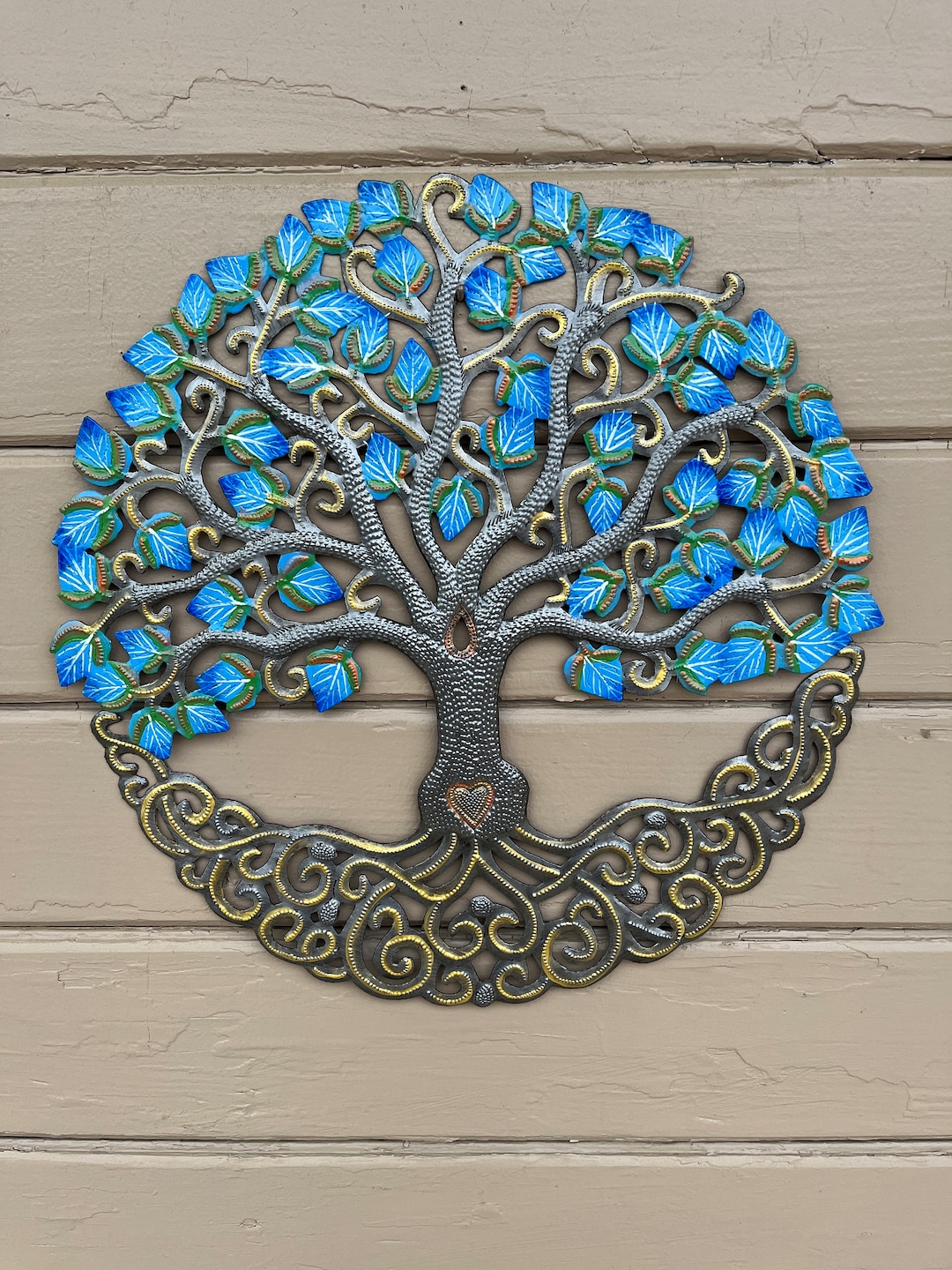 Tree of Life Décor Metal Tree Wall Art Nature-inspired Handcrafted Tree ...