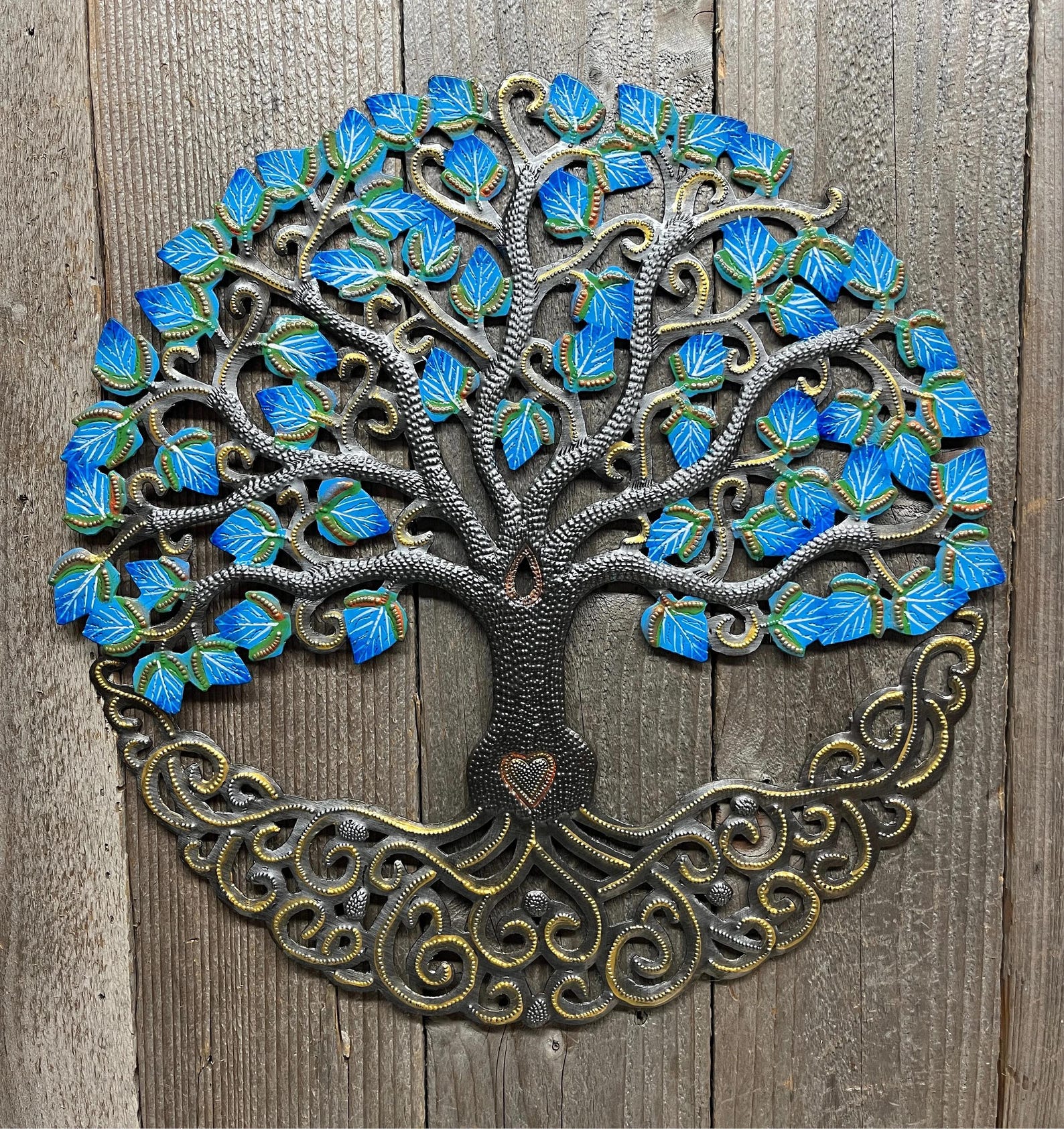 Tree of Life Décor Metal Tree Wall Art Nature-inspired Handcrafted Tree ...