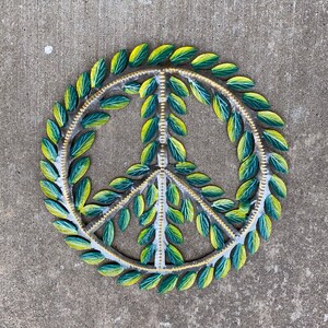 Peace Sign Tree of Life Décor Metal Tree Wall Art Nature-inspired ...
