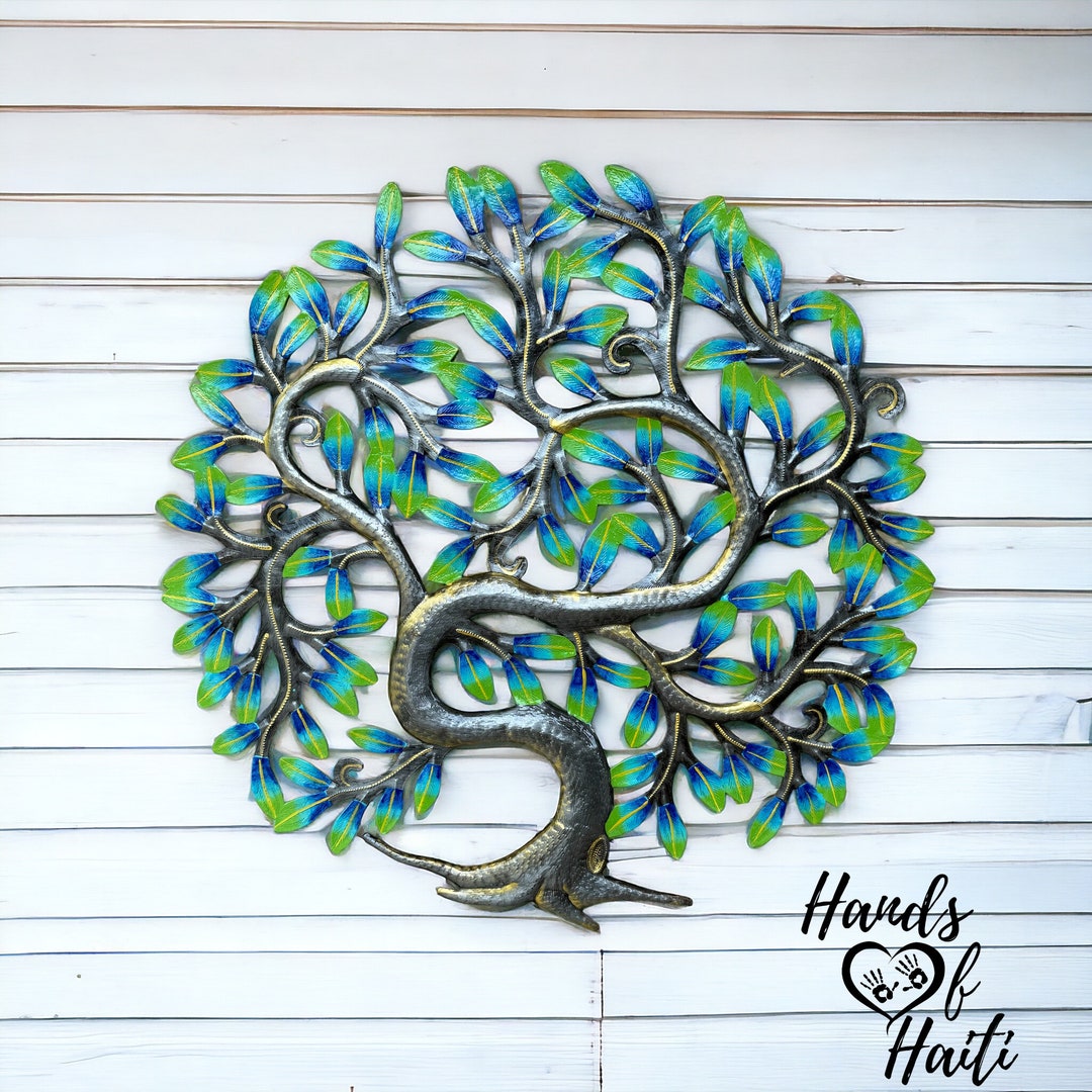 Tree of Life Décor Metal Tree Wall Art Nature-inspired Handcrafted Tree ...