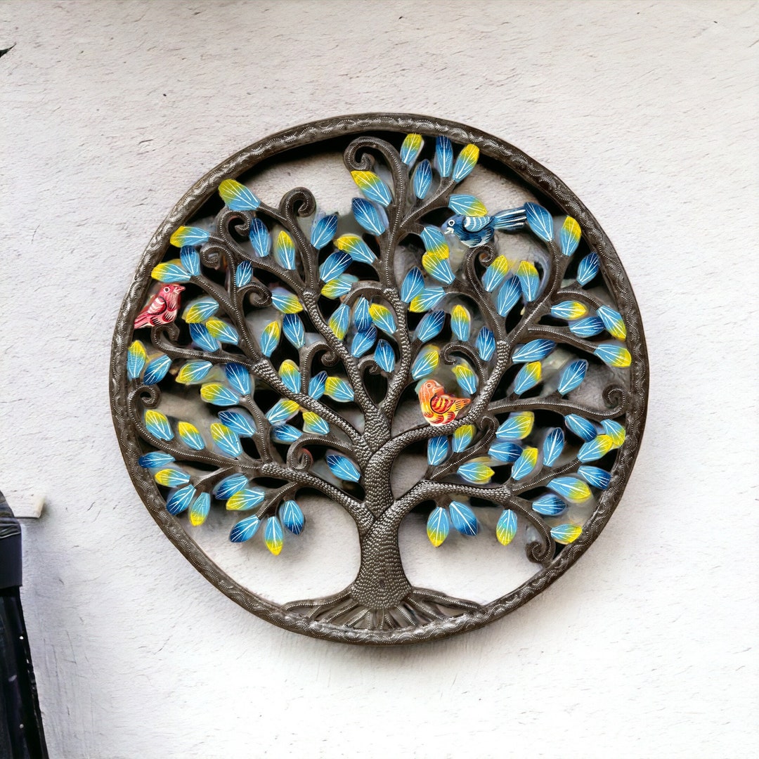 Tree of Life Décor Metal Tree Wall Art Nature-inspired Handcrafted Tree ...