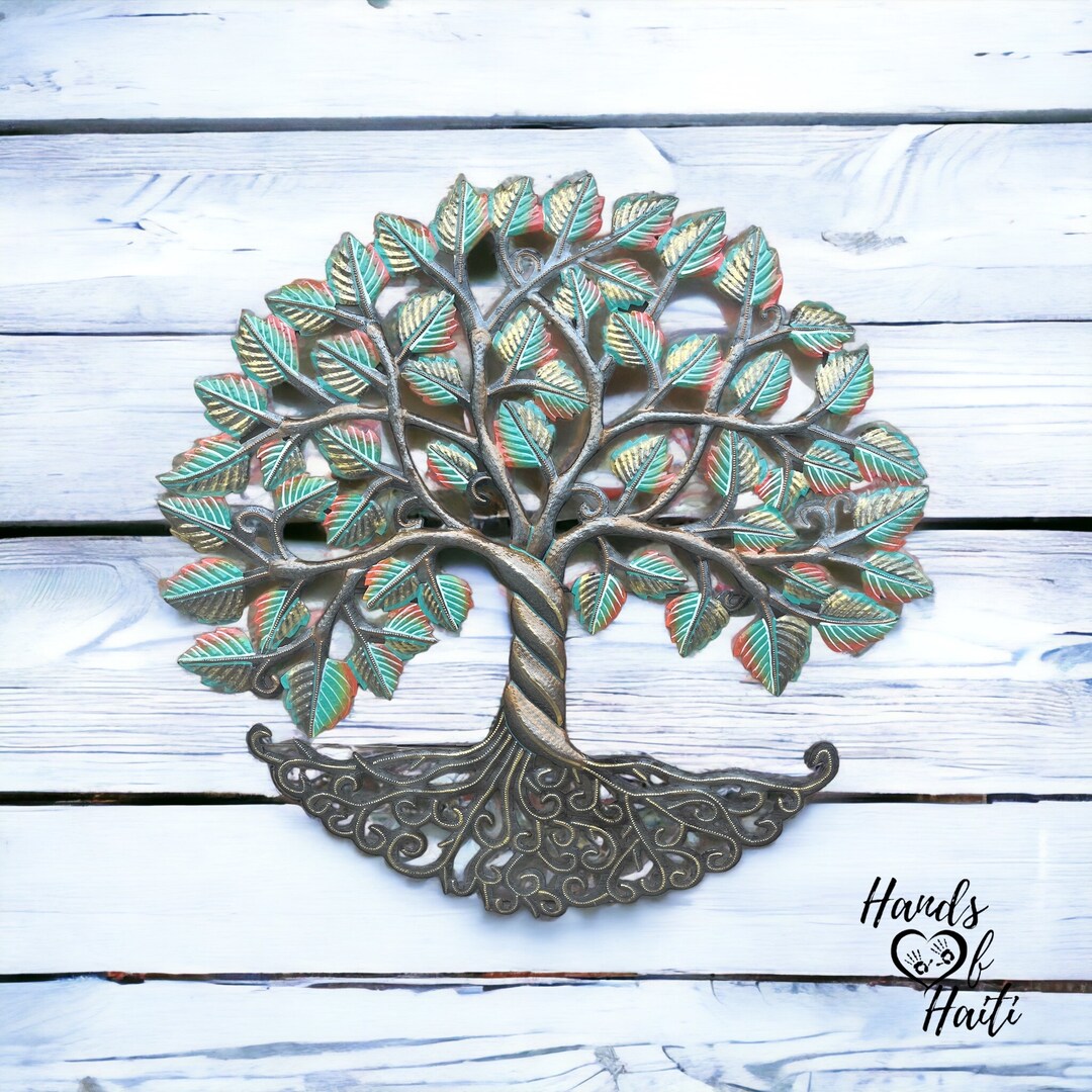 Tree of Life Décor Metal Tree Wall Art Nature-inspired Handcrafted Tree ...