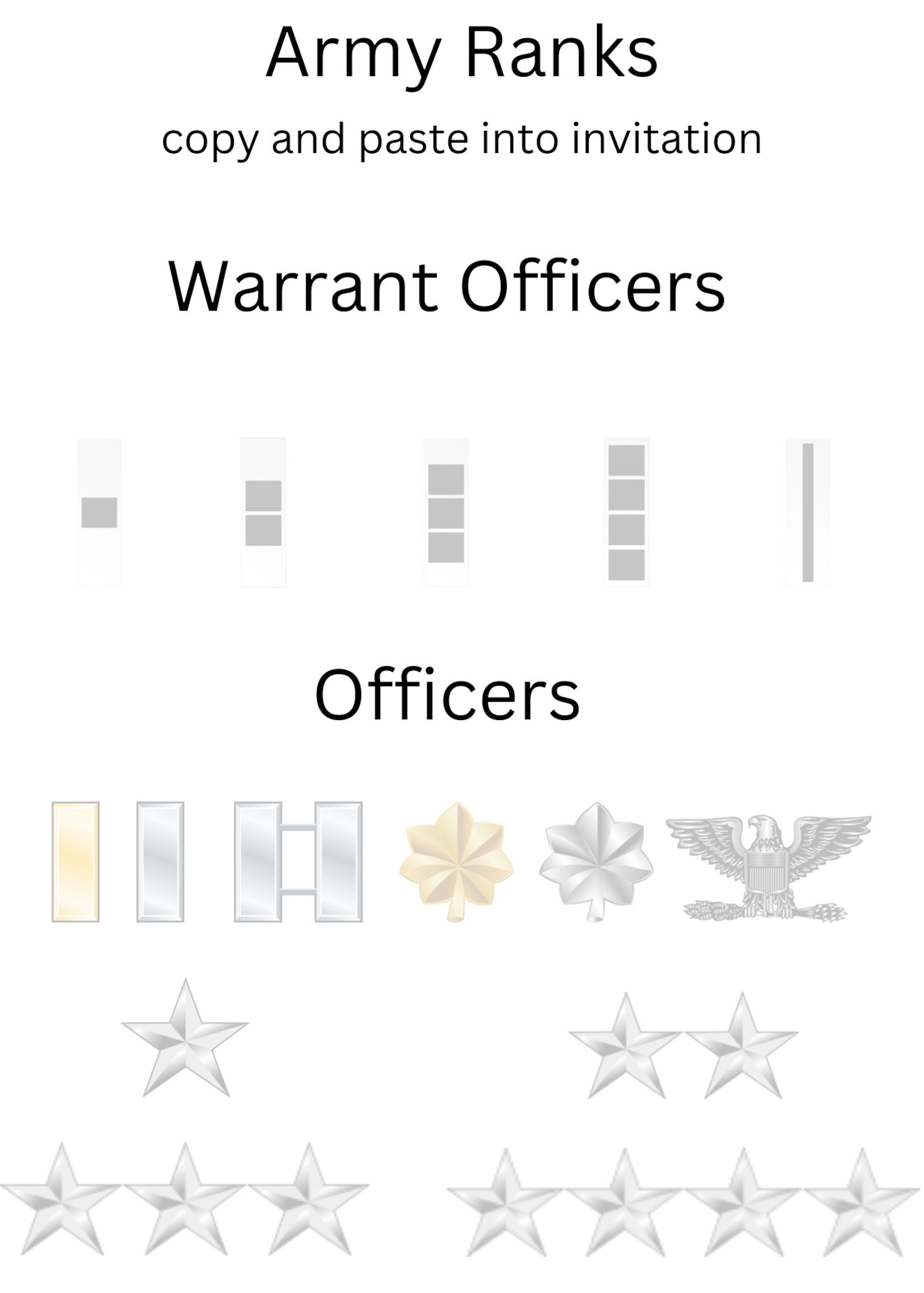 Army Promotion Invitation | Enlisted | Officer | Military | Digital ...