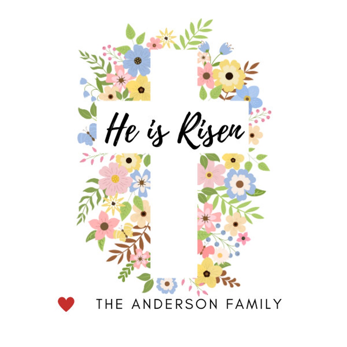 Easter Custom Stickers He is Risen Gift Labels Gift Tags - Etsy