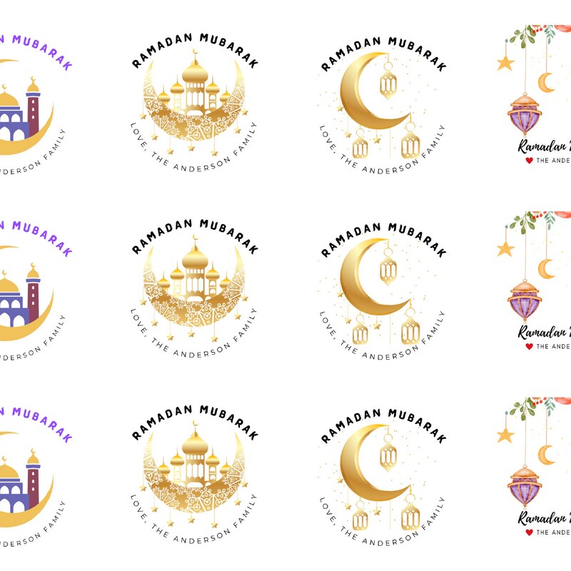 Ramadan Stickers - Etsy