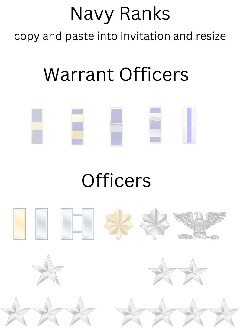 Navy Promotion Invitation | Enlisted | Officer | Military | Digital ...