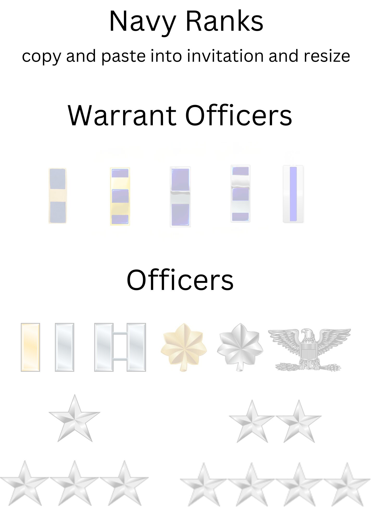 Navy Promotion Invitation | Enlisted | Officer | Military | Digital ...