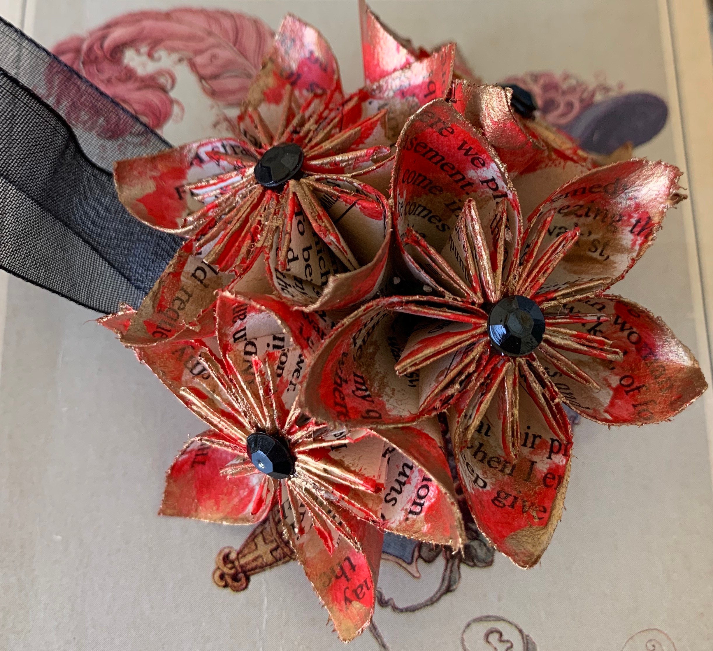 Shakespeare Flower Origami Ornament - Etsy