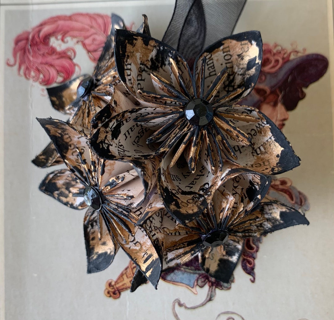 Shakespeare Flower Origami Ornament - Etsy