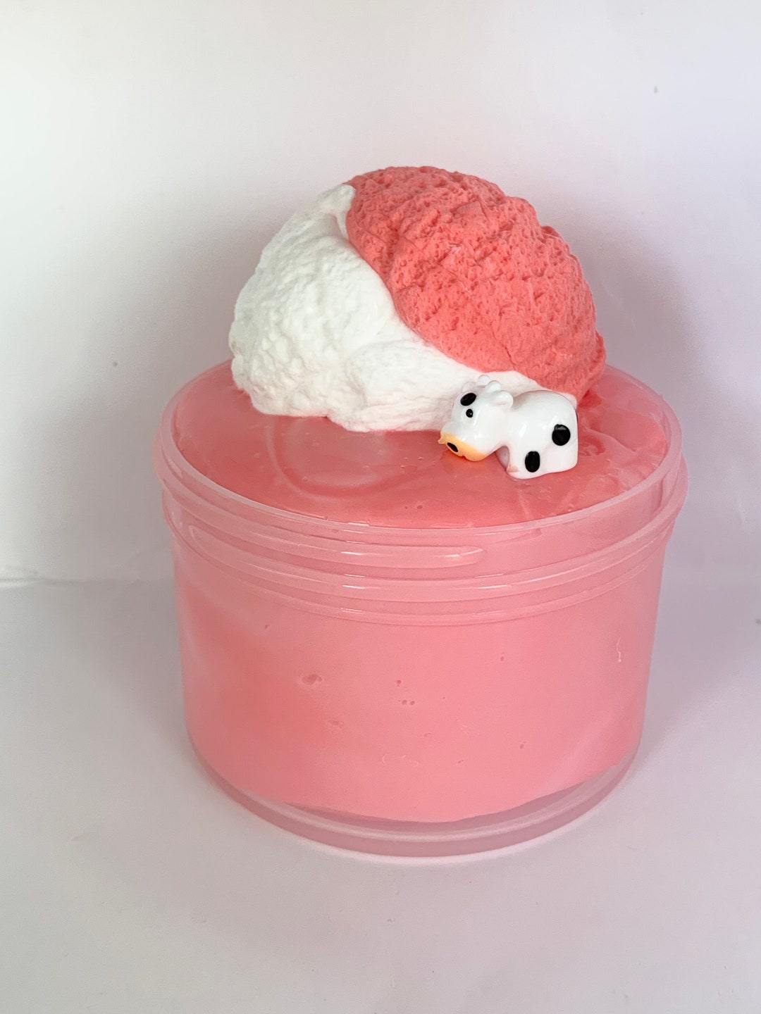 Strawberry Cow Diy Slime - Etsy