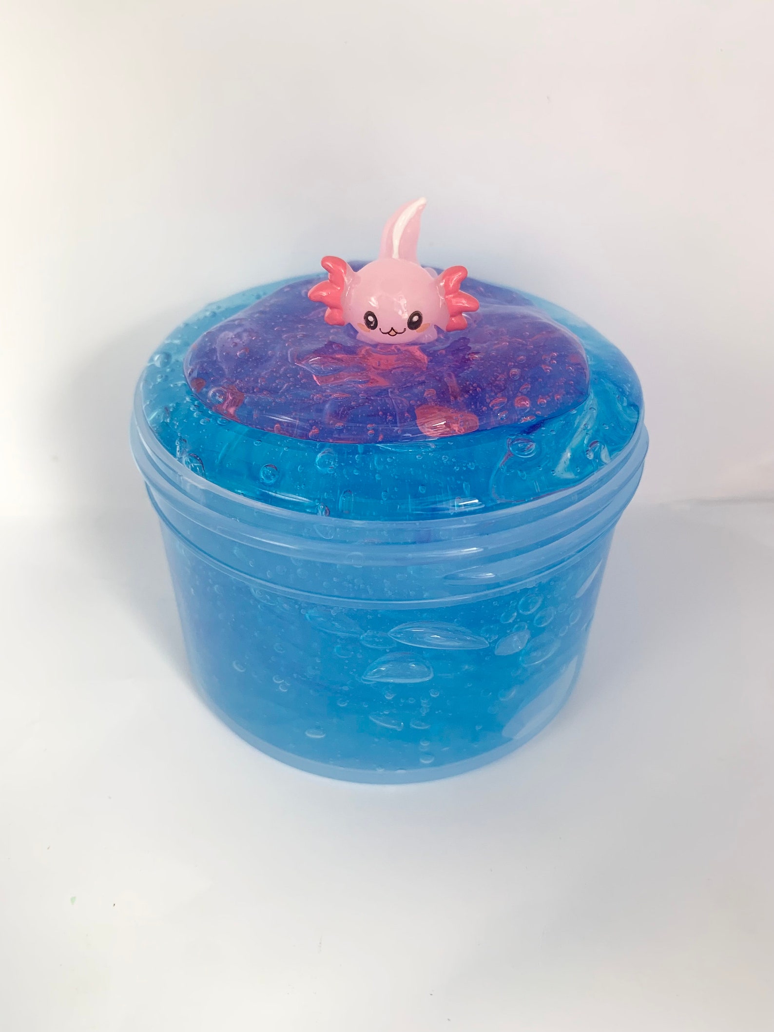 Axolotl Clear Slime - Etsy