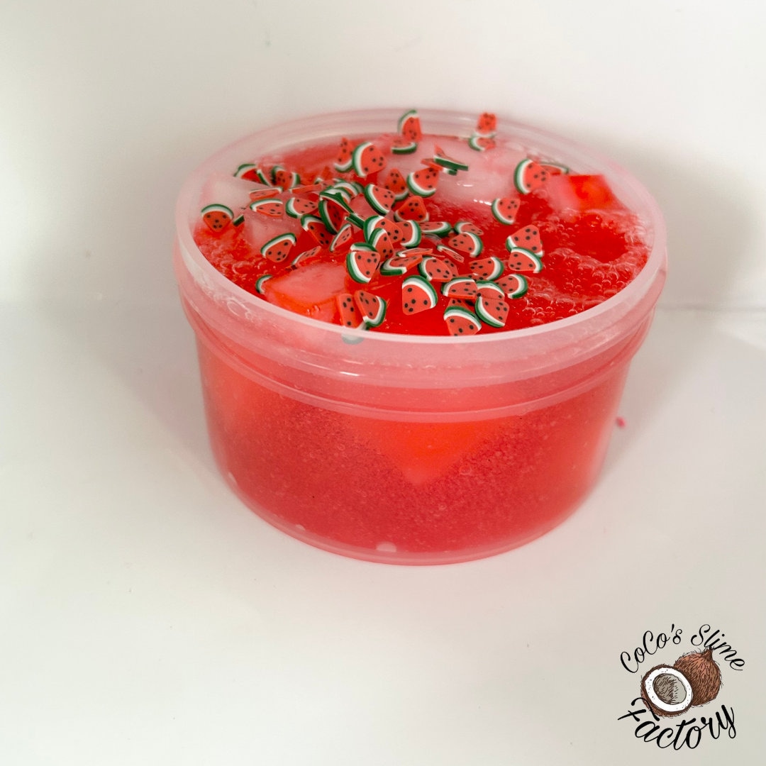 Watermelon Chunks Slime - Etsy