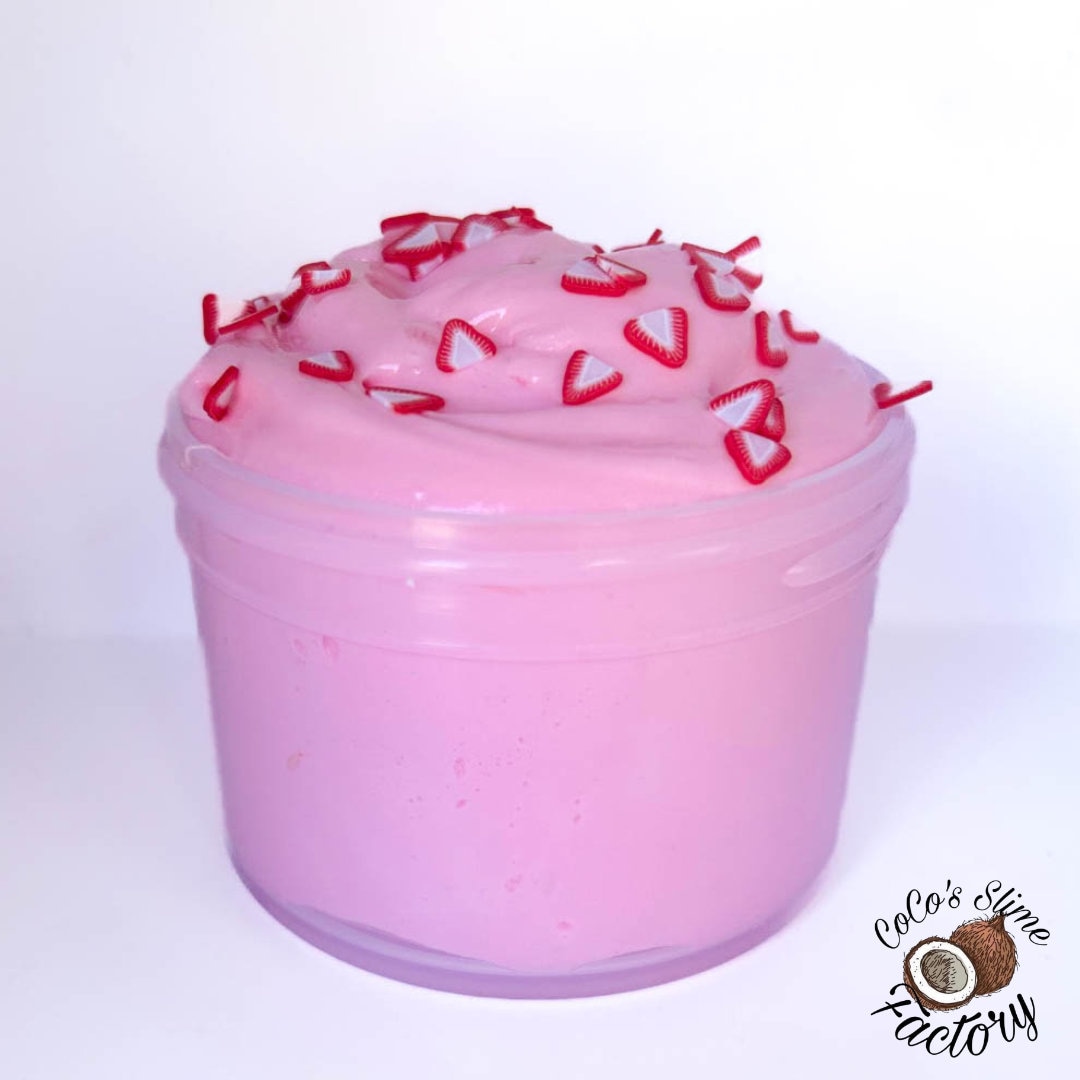 Strawberry Buttercream Slime - Etsy