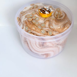 Cinnamon Role Fluff Slime. Cloud Slime, Cinnamon Slime, Brown Slime ...