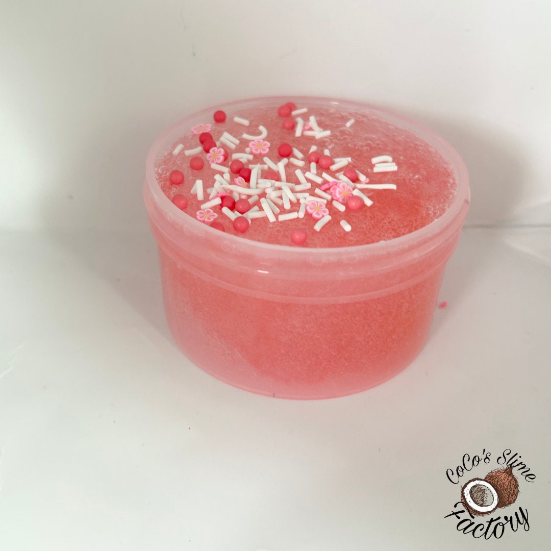 Sakura Clear Slime - Etsy