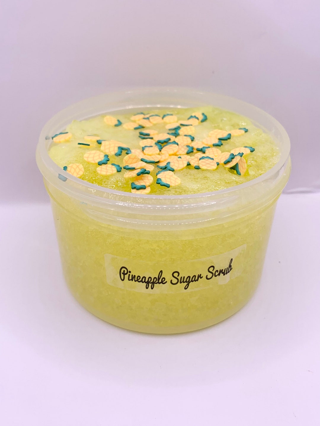 Pineapple Sugar Scrub Slime - Etsy