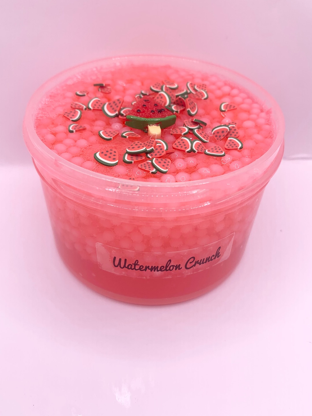 Watermelon Crunch Slime - Etsy