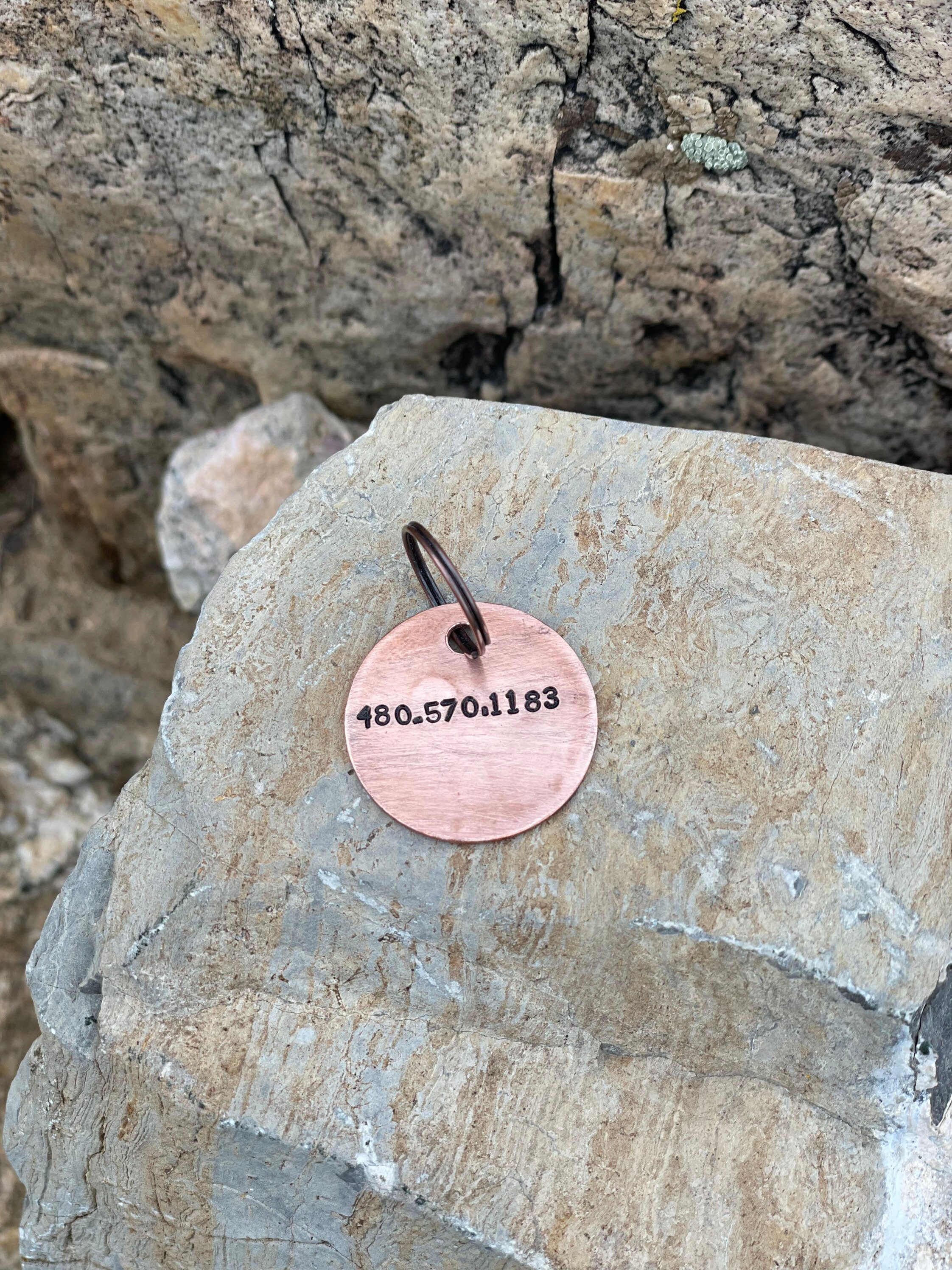 Custom Pet Tag - Pet ID Tags - Copper Dog Tag - Personalized Dog Tag ...