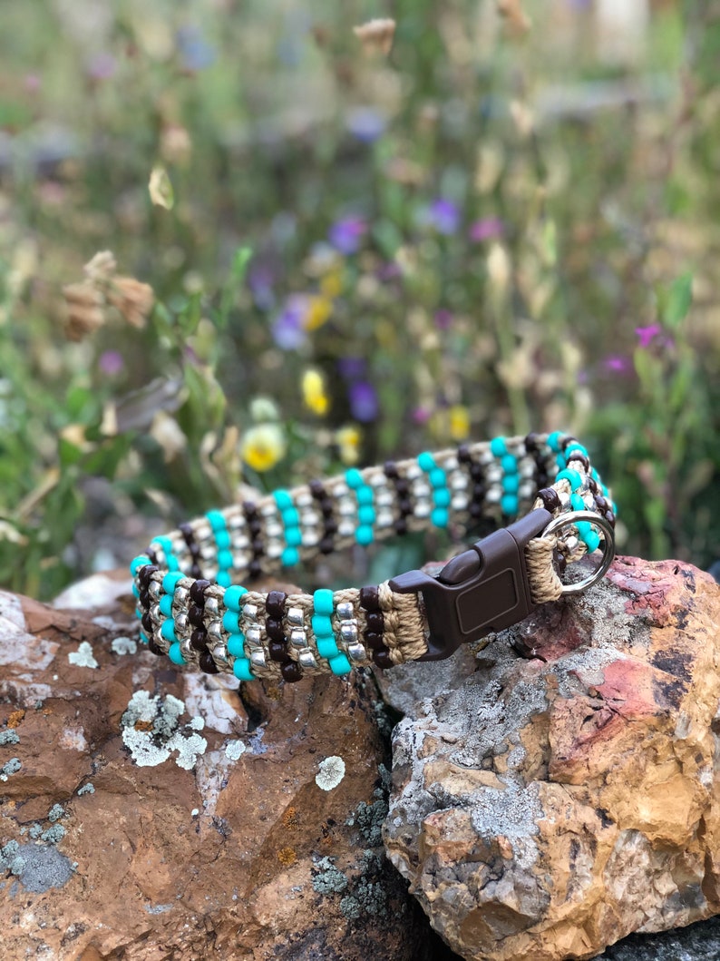 Turquoise Jewelry - Beaded Dog Collars - Native American Dog Collars ...