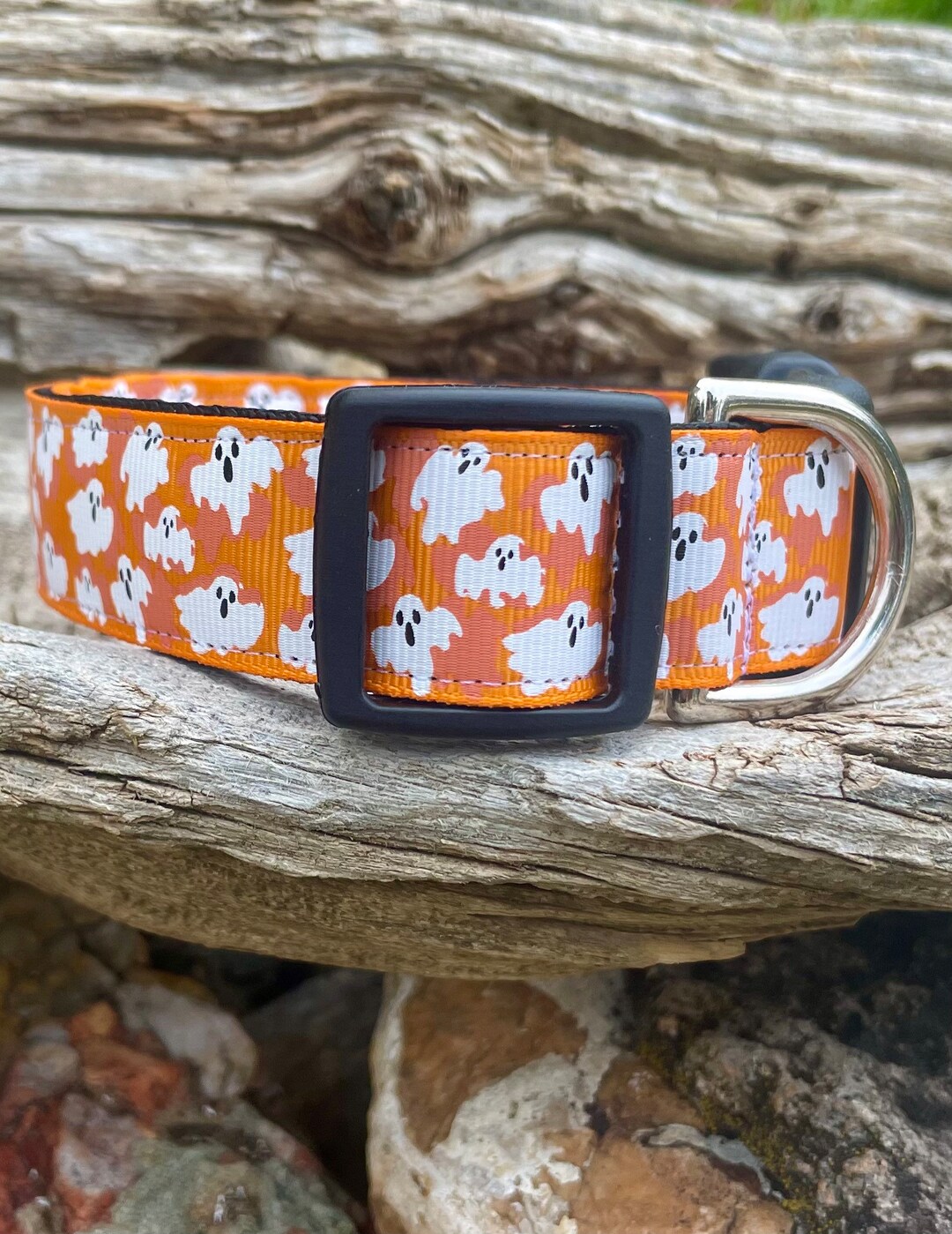 Ghost Dog Collar - Halloween Dog Collar - Scary Ghost Dog Collar ...