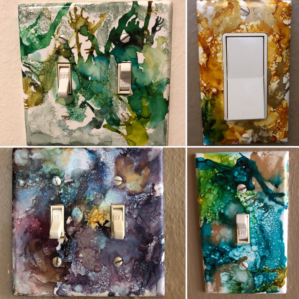 Painted Wall Switch Plate - Etsy