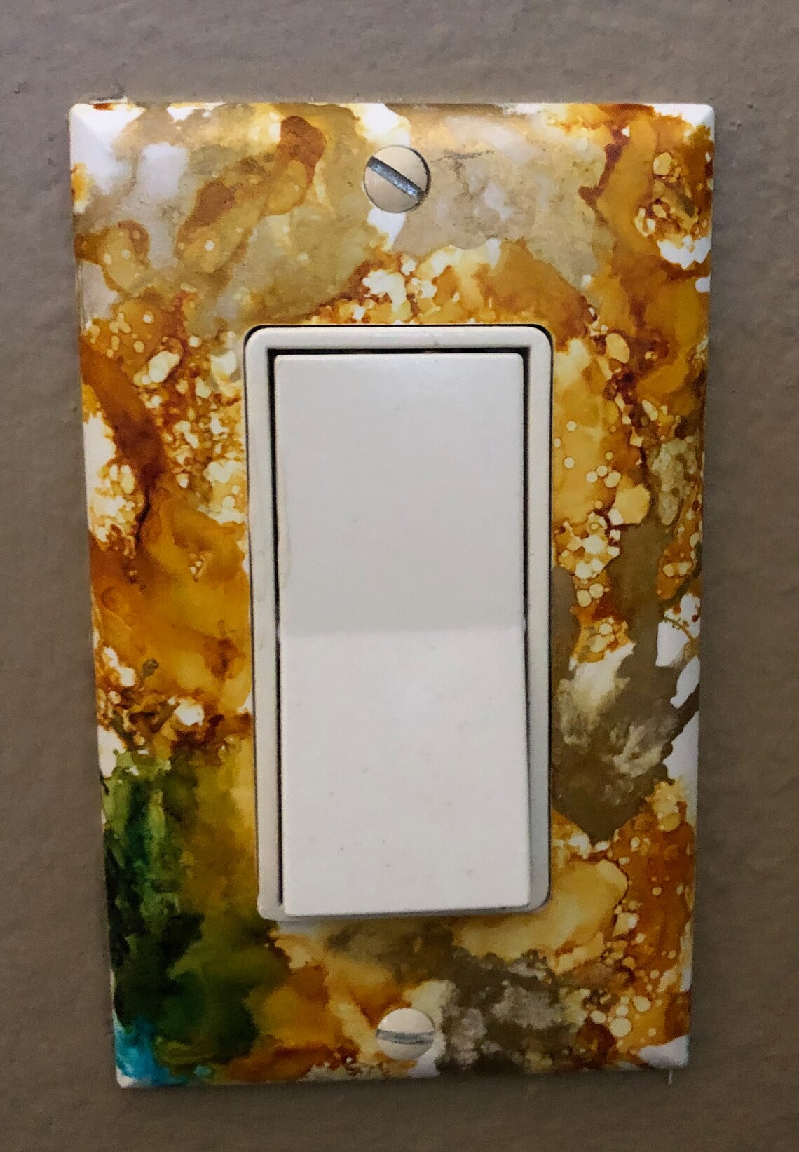 Painted Wall Switch Plate - Etsy