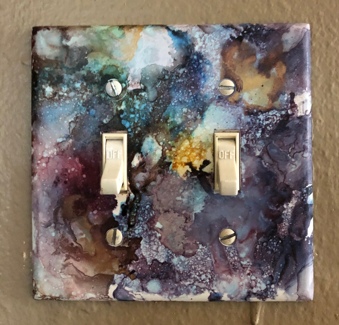 Painted Wall Switch Plate - Etsy