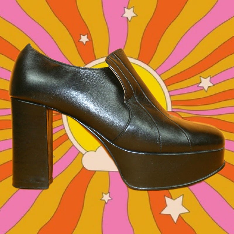 70s Platform Shoes - Etsy